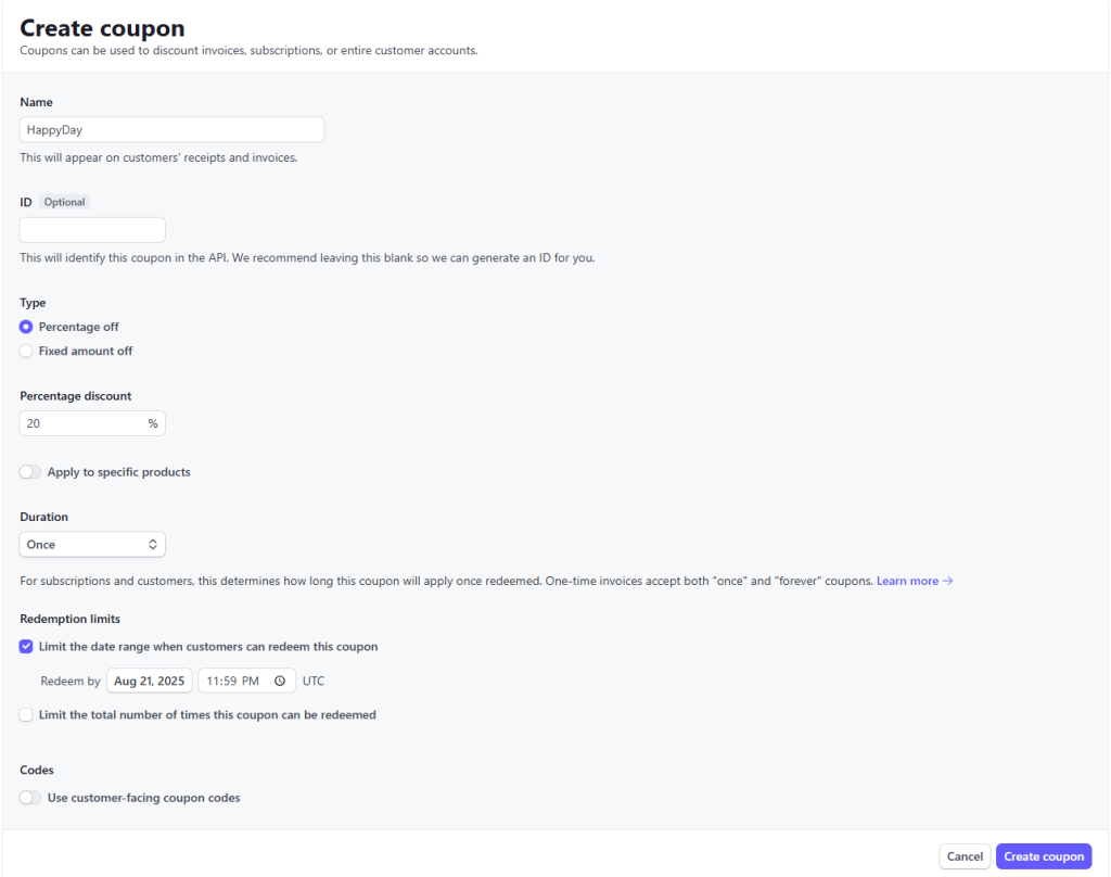 Stripe Payment with SCA and Coupon - DualCube